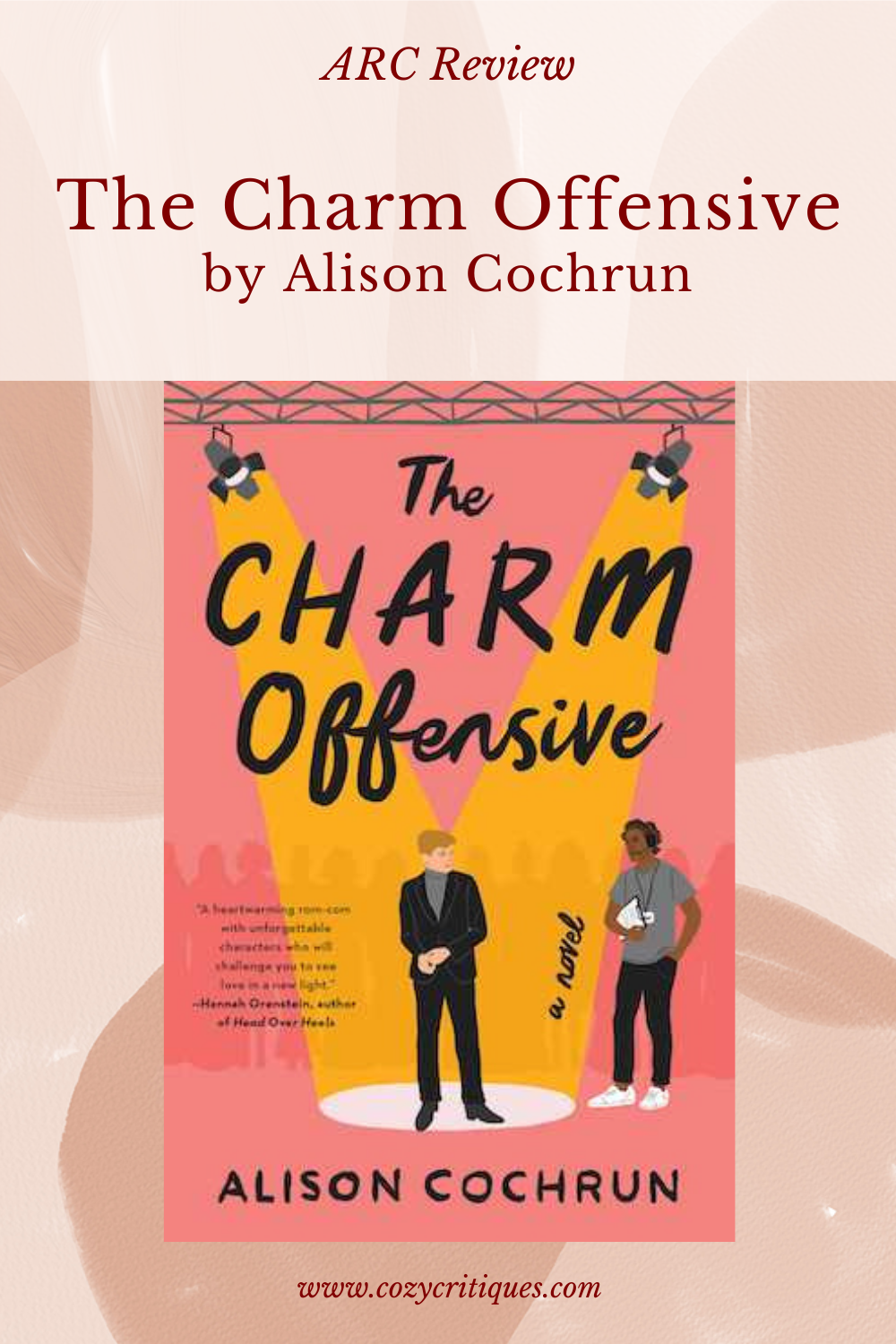 ARC Review: The Charm Offensive by Alison Cochrun - Cozy Critiques