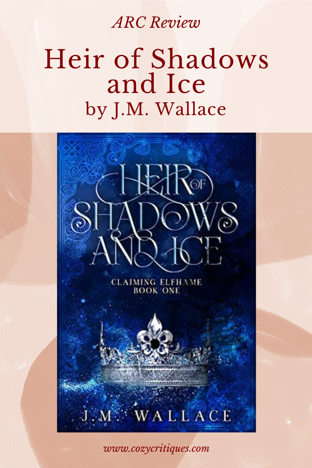 ARC Review: Heir of Shadows and Ice by J.M. Wallace - Cozy Critiques